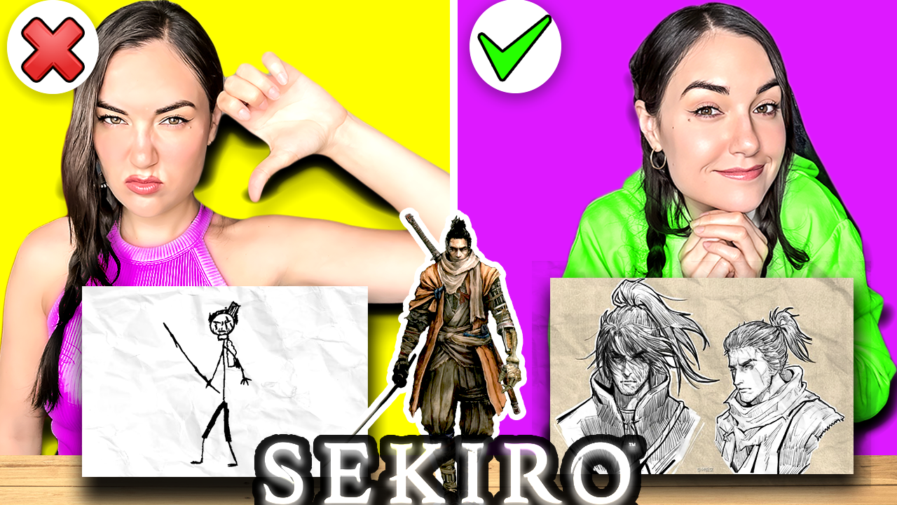 I TRY Drawing SEKIRO (FromSoftware)